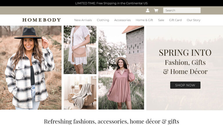 Wisconsin Boutique Web Designer | Ecommerce Shopping Website Design